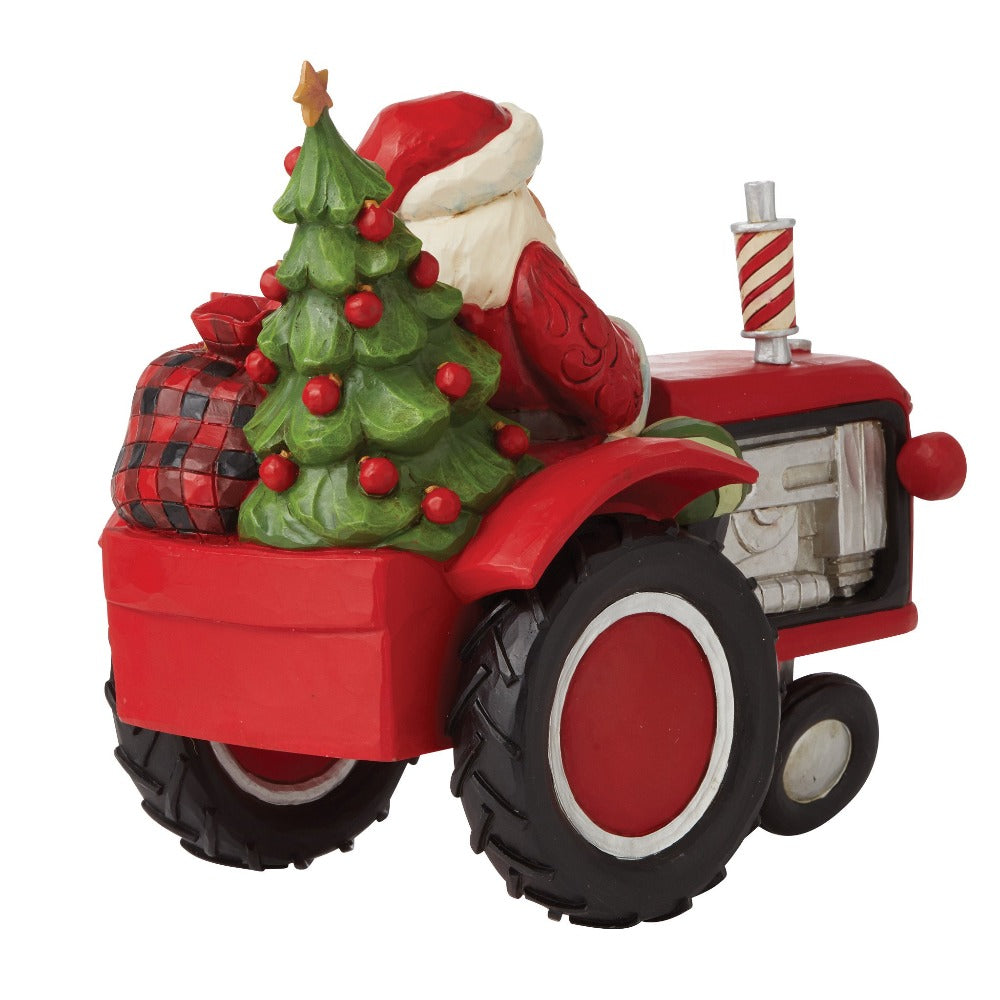 Jim Shore Lic. Country Living Santa Driving Tractor - 6009122 – Higgins ...