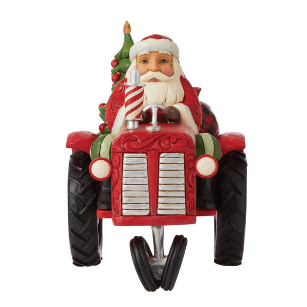 Jim Shore Lic. Country Living Santa Driving Tractor - 6009122 – Higgins ...