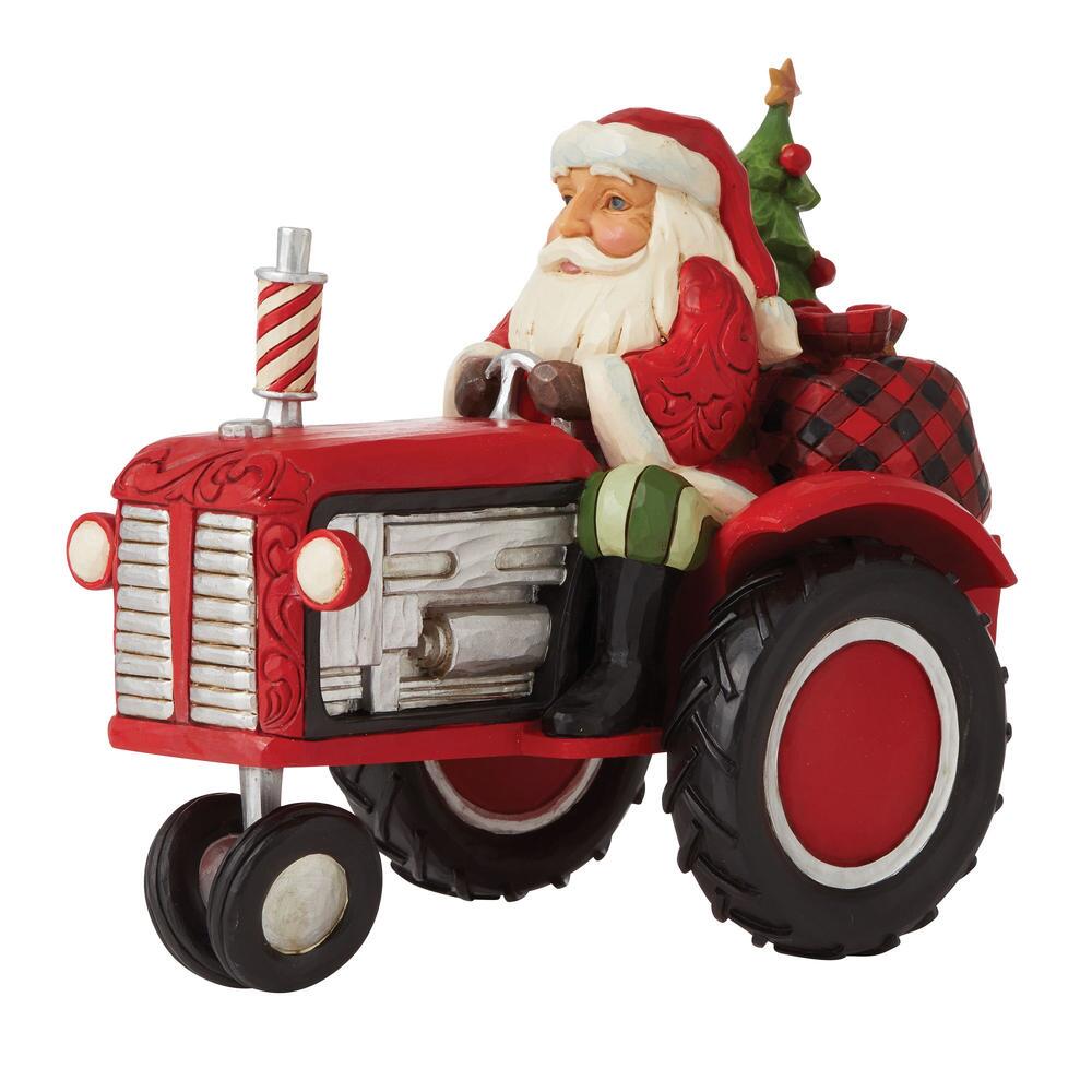 Jim Shore Lic. Country Living Santa Driving Tractor - 6009122 – Higgins ...