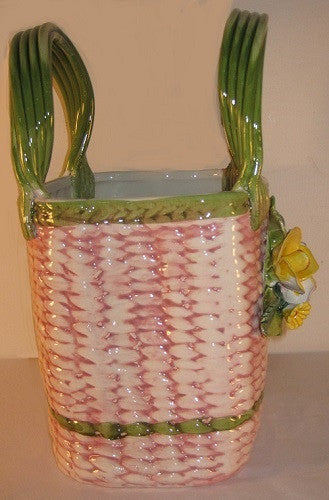 Intrada Italy Pink Bag with Roses - BOR0203 – Higgins & Higgins Gifts ...